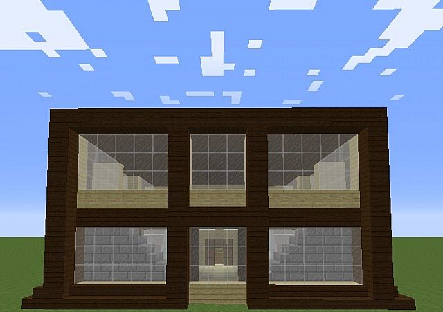 Dark & Birch Wood House Minecraft Map