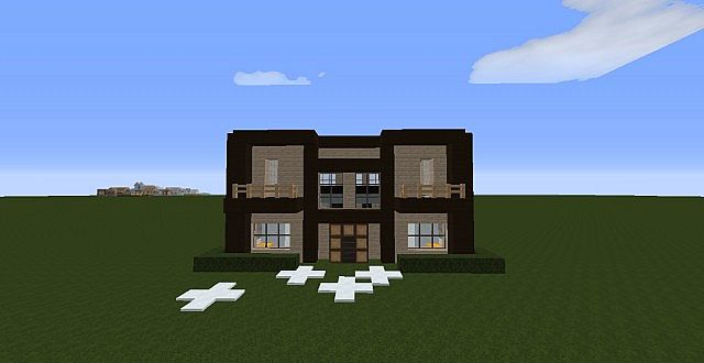 Dark & Birch Wood House Minecraft Map