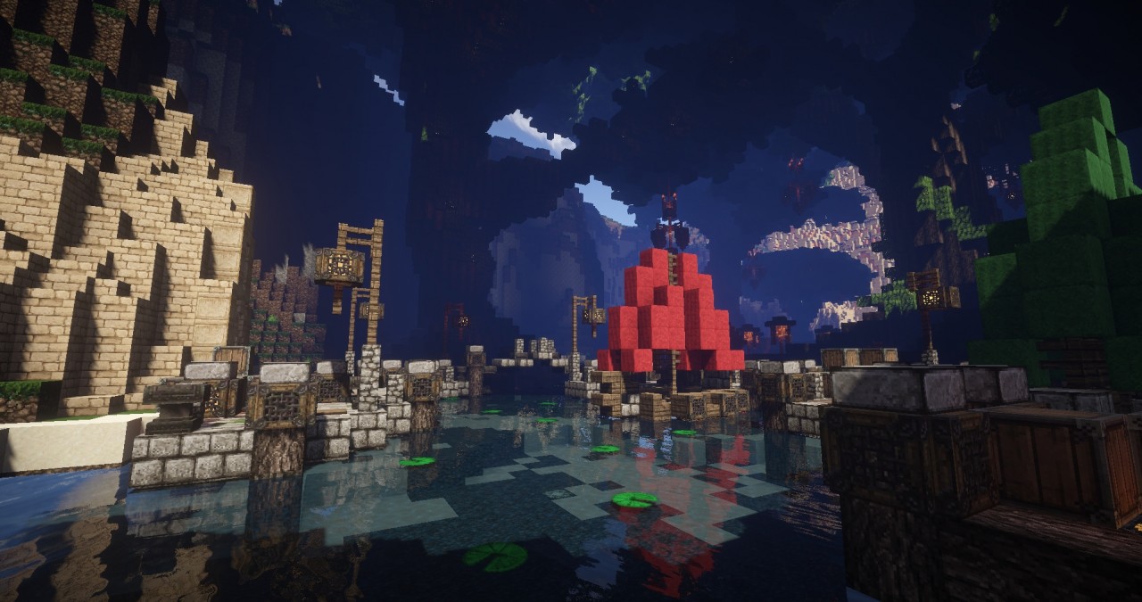 The lands of Shah'dith Minecraft Map