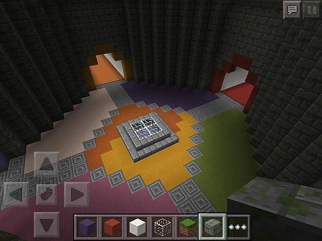 Rough draft of a Server Spawn area (for small servers) Minecraft Map