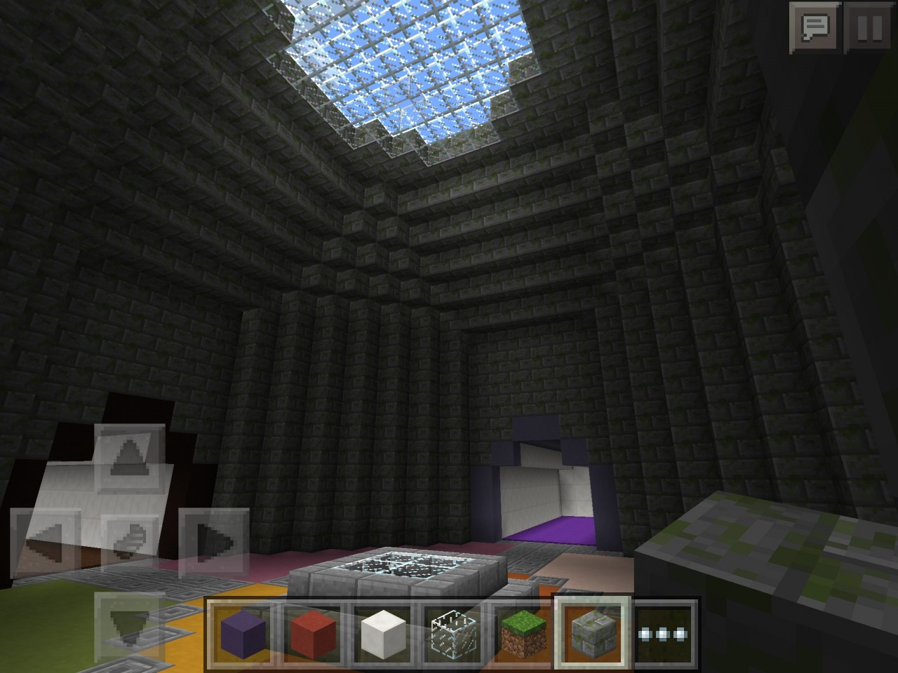 Rough draft of a Server Spawn area (for small servers) Minecraft Map