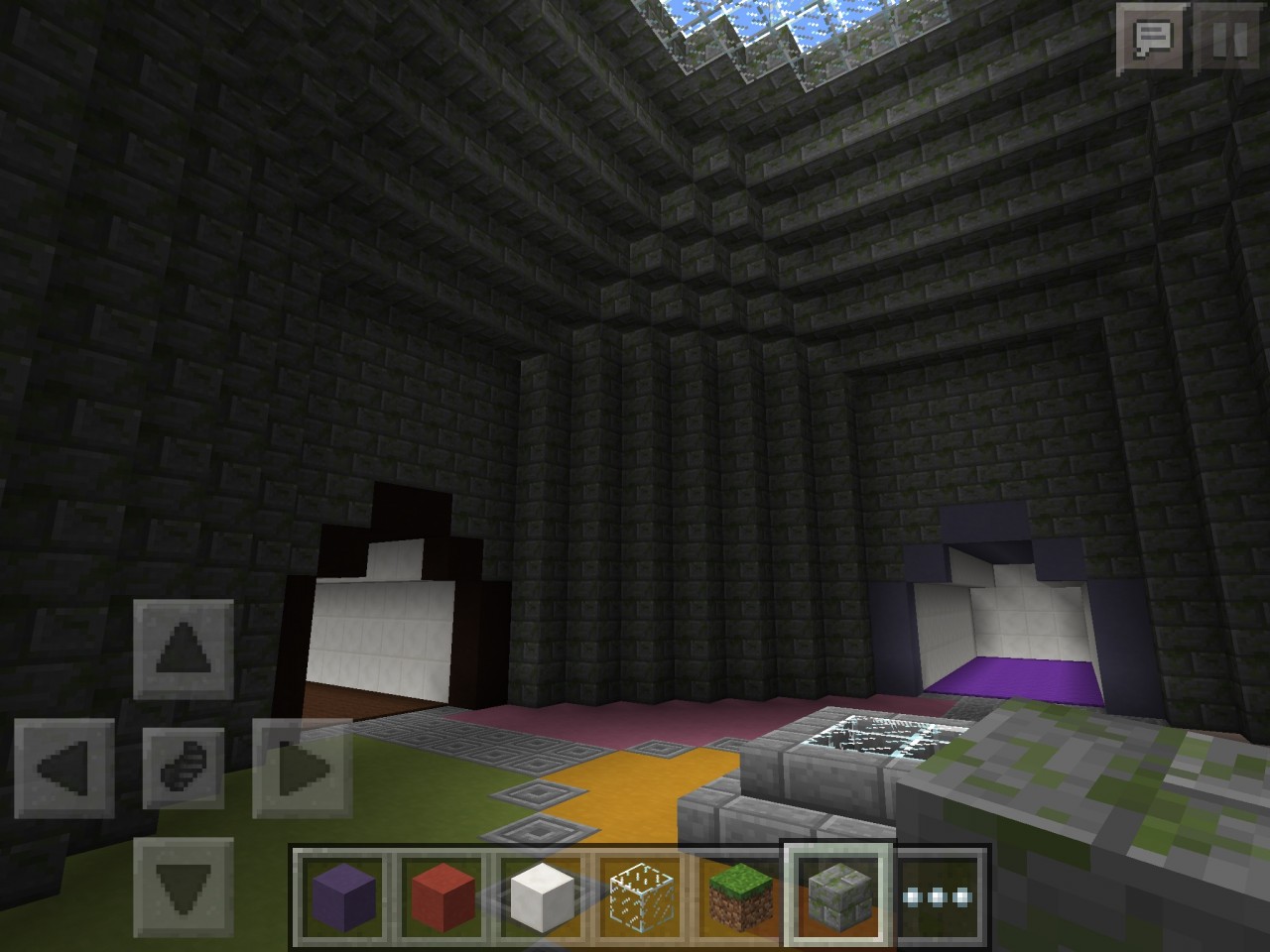 Rough draft of a Server Spawn area (for small servers) Minecraft Map