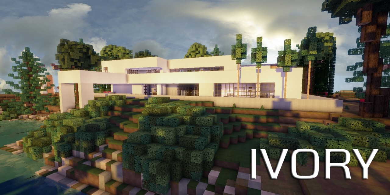 Ivory - a realistic modern house Minecraft Map