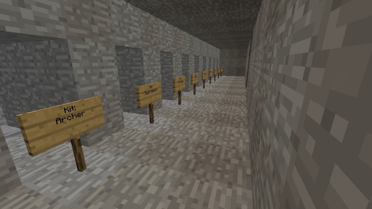 Vanilla Kit PVP Minecraft Map