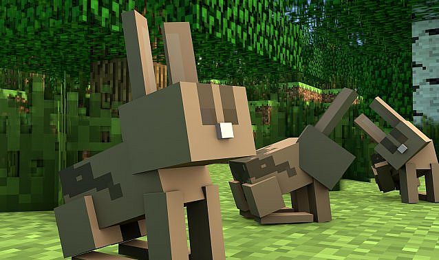 Bunnys, sheep meat, banners in minecraft, why just why