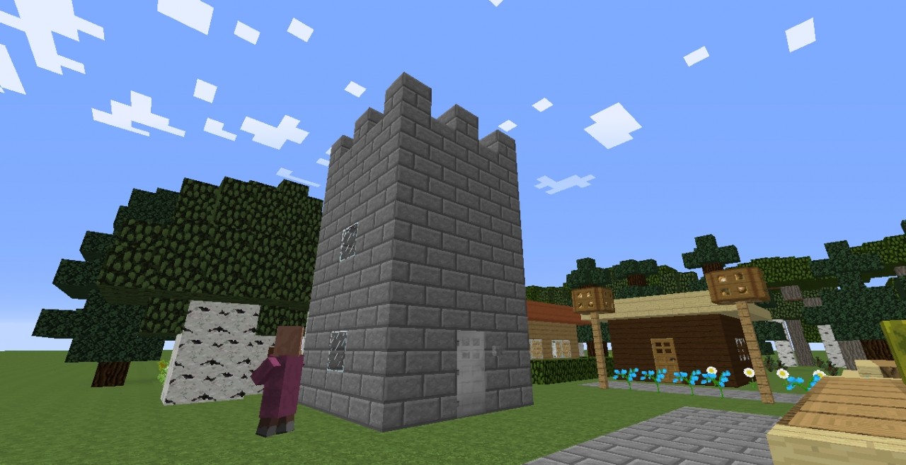 New npc village design! Minecraft Map