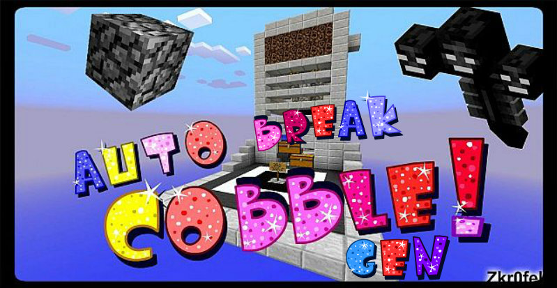 Auto Cobble Generator! (5250cob/hr) Minecraft Map