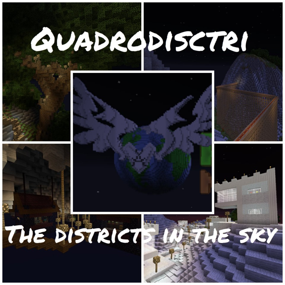 Quadrodisctri: The districts in the sky Minecraft Map