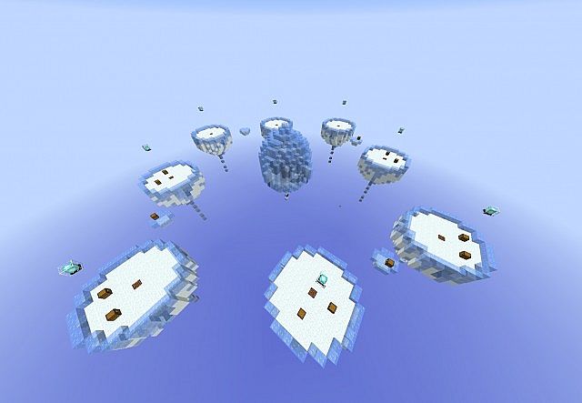 Skywars Map FrostBite Minecraft Map