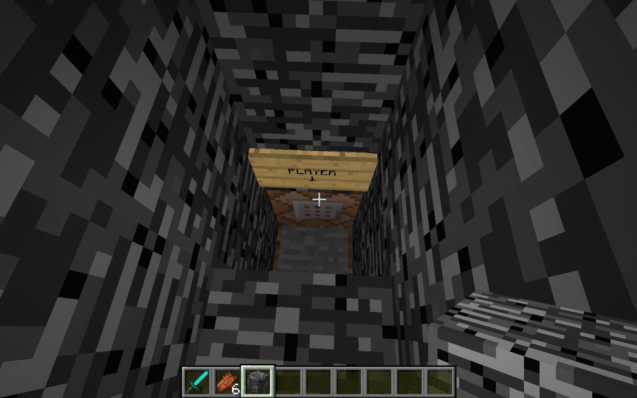 Two-player minecart-spawner game Minecraft Map