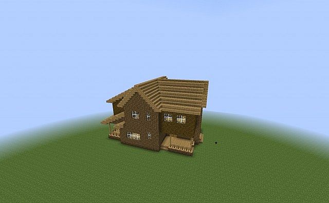 Traditional American House with Additions (House M) Minecraft Map
