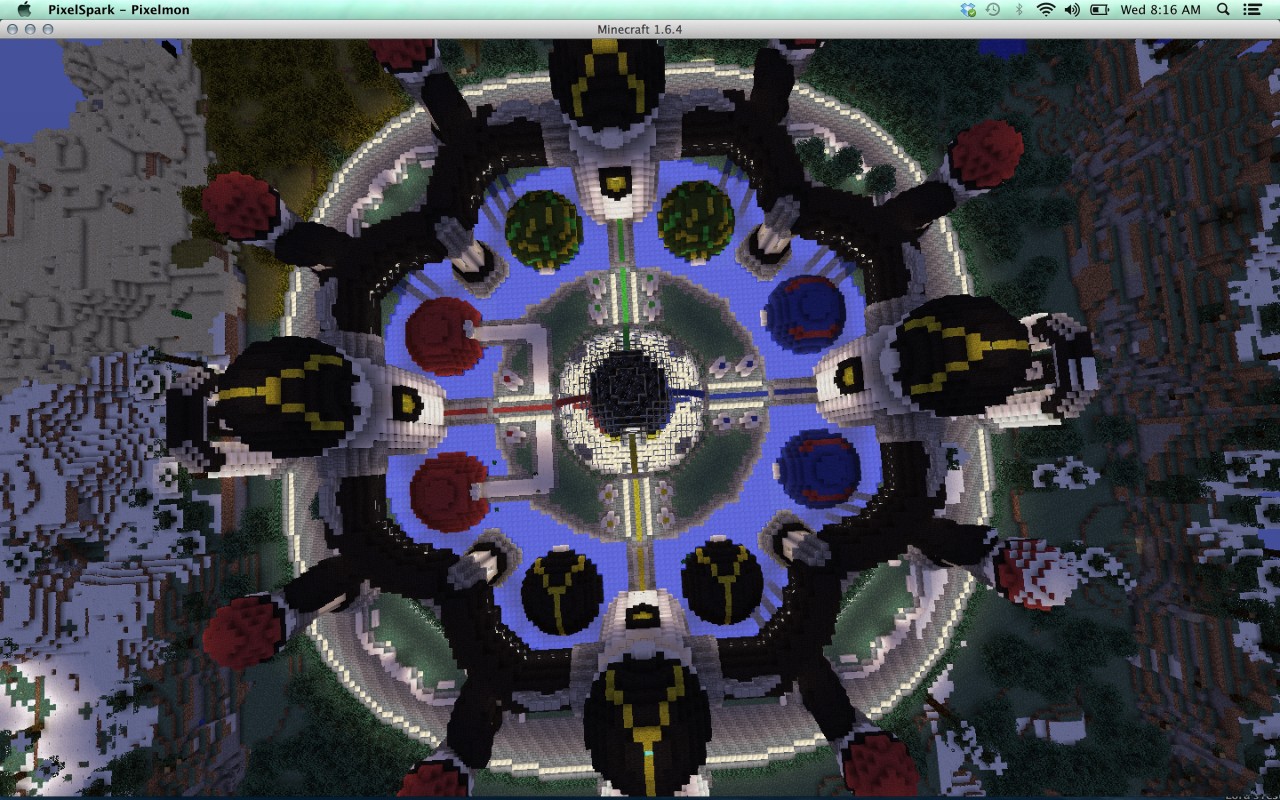 PIxelSpark Spawn Minecraft Map