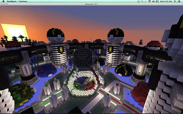 PIxelSpark Spawn Minecraft Map