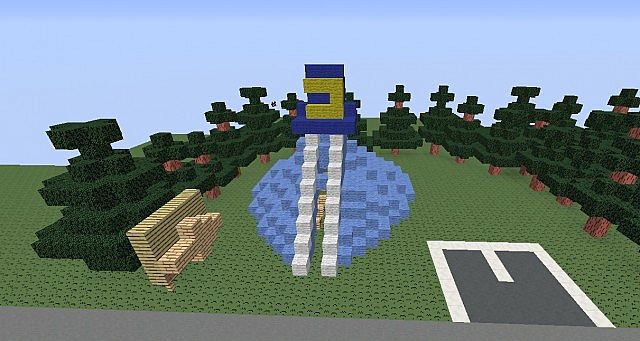 Gravity Falls Town Map Minecraft Map
