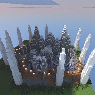 Angelic castle of Arthur -By Deadvine Minecraft Map