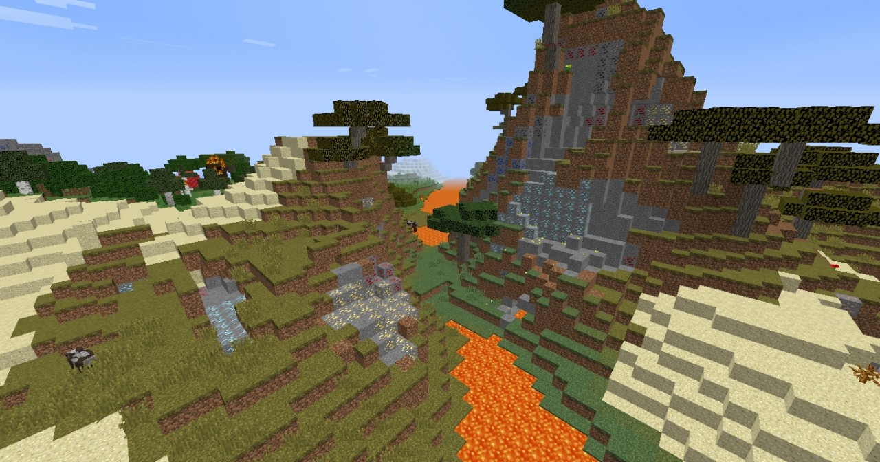 Ore and Lava World Minecraft Map