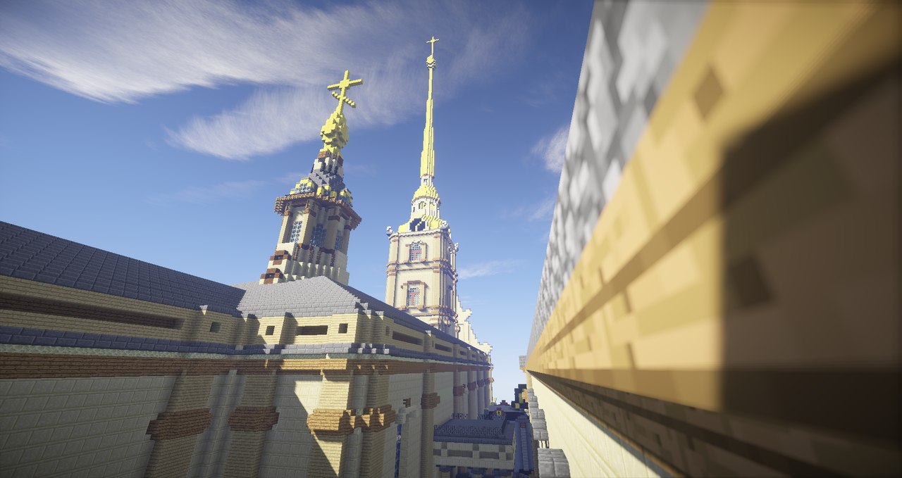 Petropavlovsk's Fortress - St.Petersburg Minecraft Map