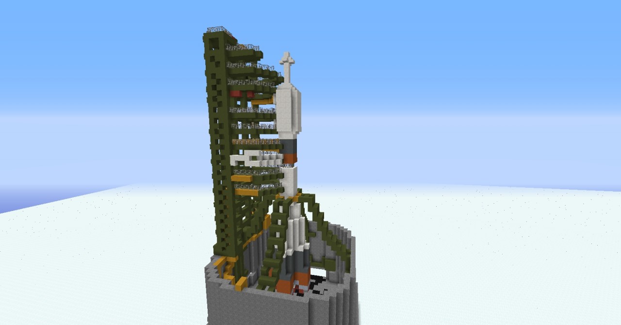 Soyuz TMA/FG (Союз ТМА/FG) on Launch Pad Minecraft Map