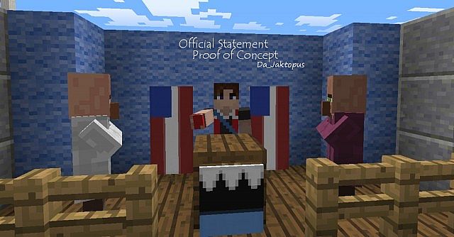 Official Statement- Proof of Concept Minecraft Map