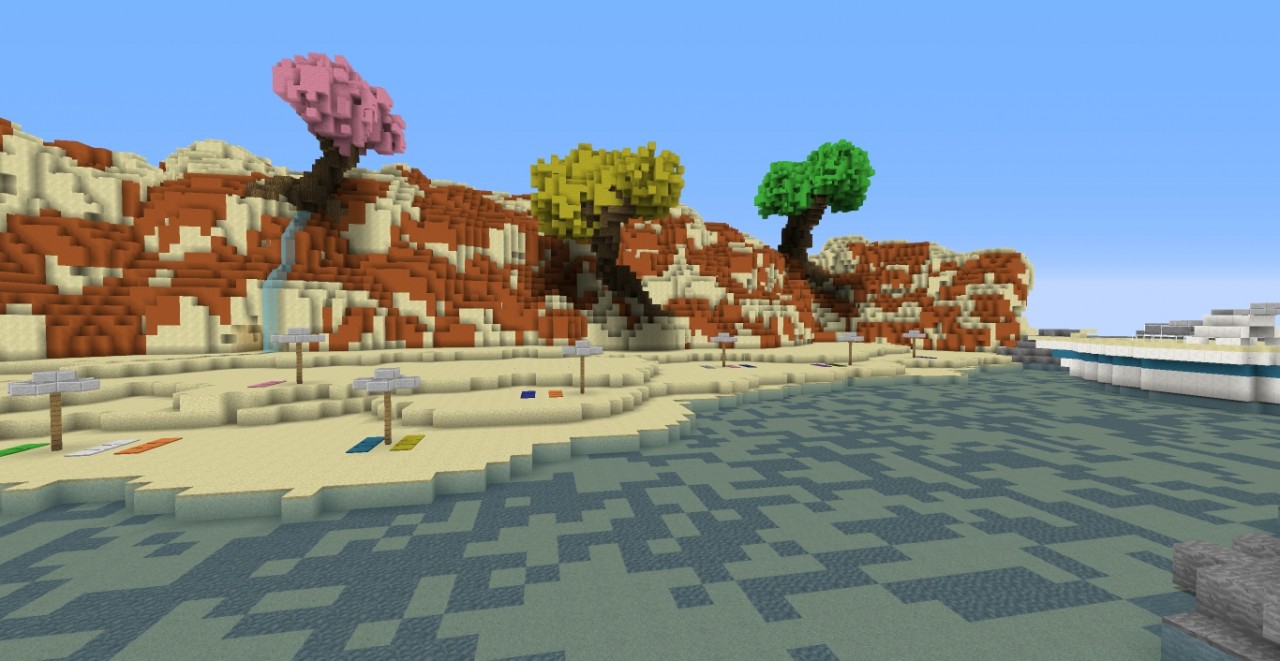 Paradise! My first ever map. Minecraft Map