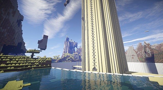 Fortune's End Spawn Structure Minecraft Map