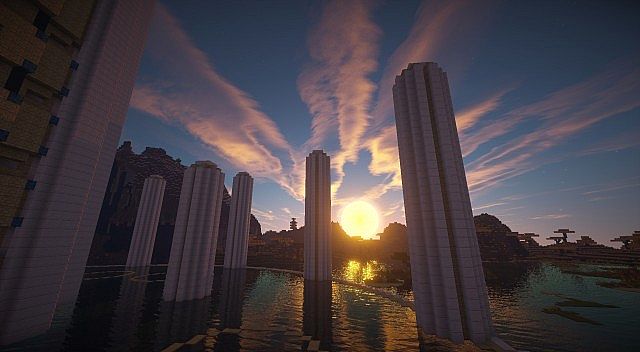 Fortune's End Spawn Structure Minecraft Map