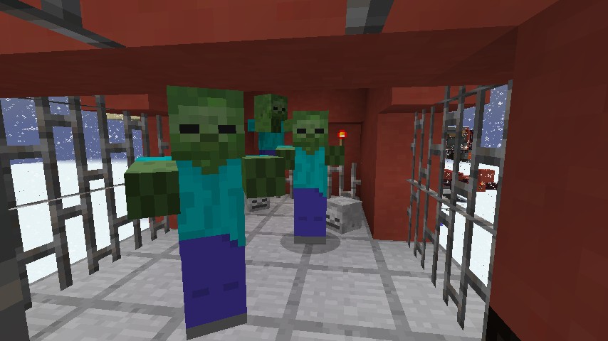 Prison transport Minecraft Map