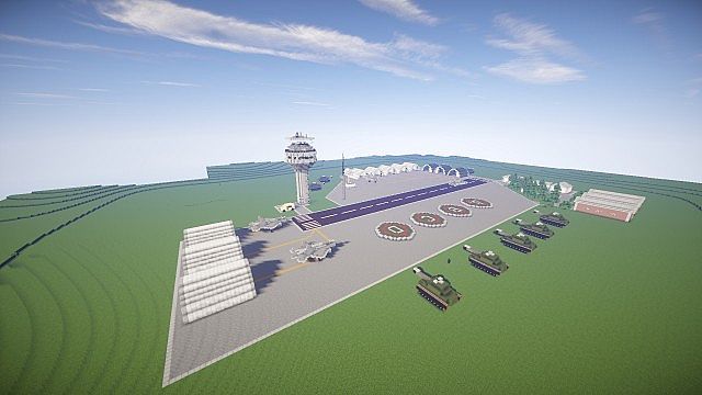 Small Air Force Base By JackItMC Minecraft Map