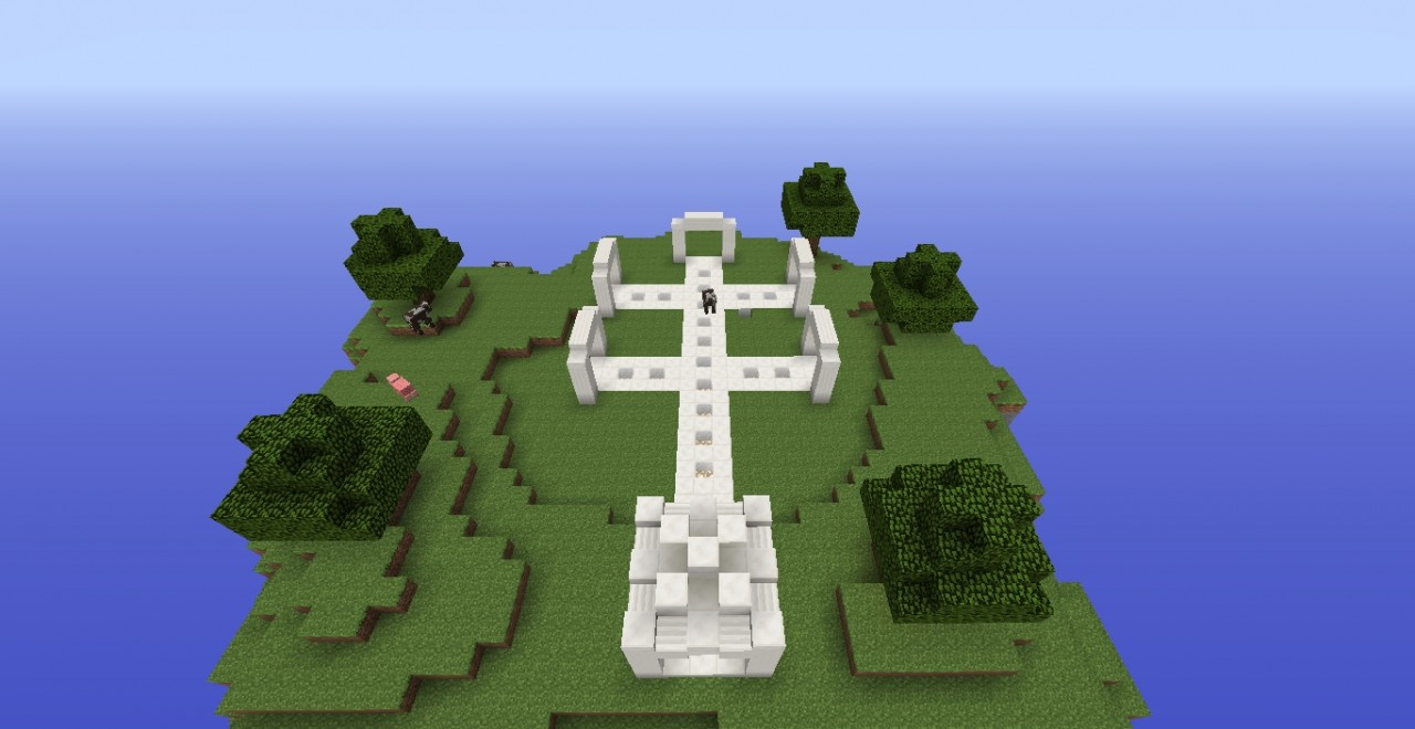 Floating Island Hub spawn Minecraft Map