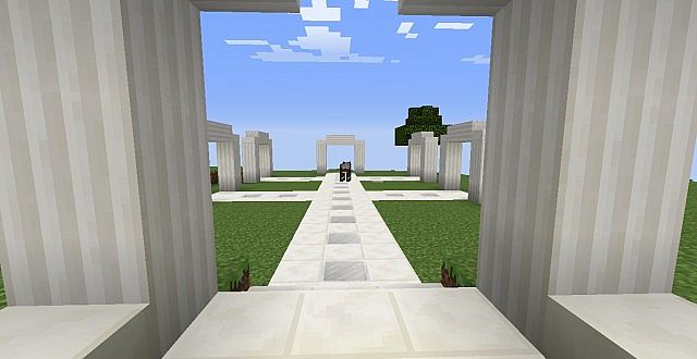 Floating Island Hub spawn Minecraft Project