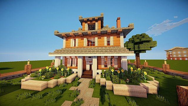 Four Square House [1] Minecraft Map