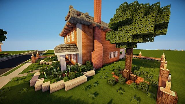 Four Square House [1] Minecraft Map