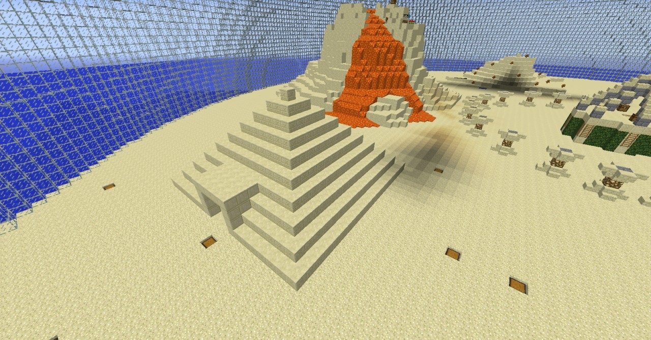 Modern Desert Hunger Games Map Minecraft Map