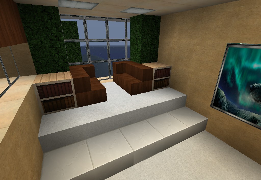 Tropical Beach/Island Home Minecraft Map