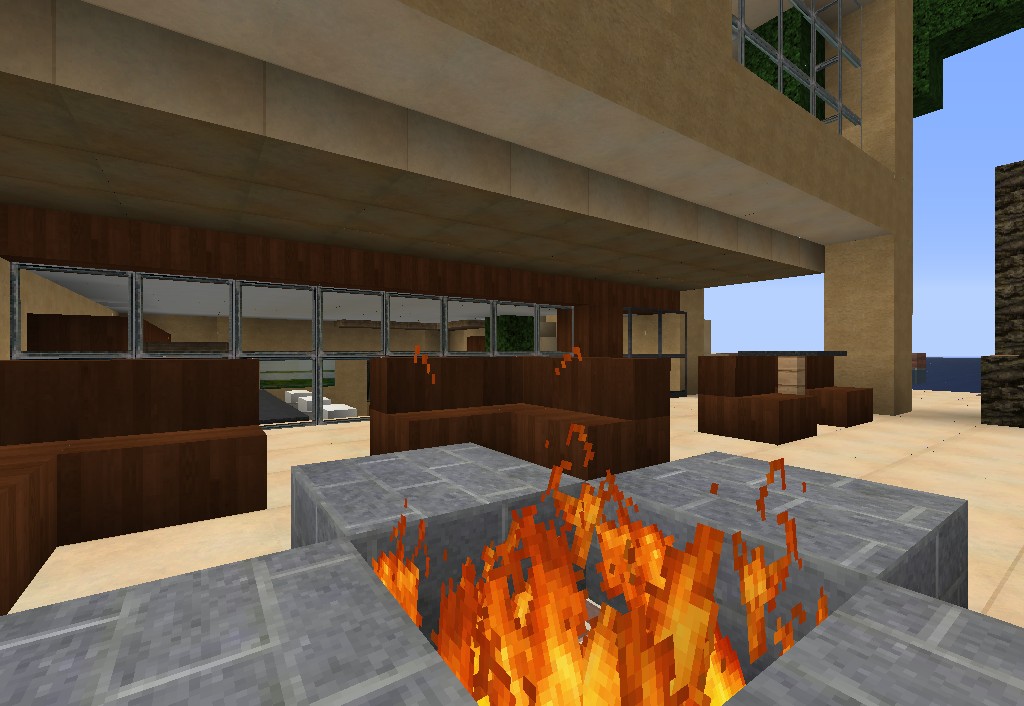 Tropical Beach/Island Home Minecraft Map