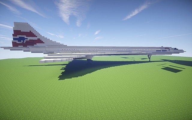Aérospatiale-BAC Concorde Minecraft Map