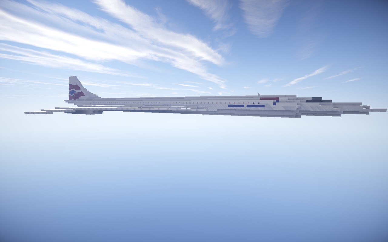 Aérospatiale-BAC Concorde Minecraft Map