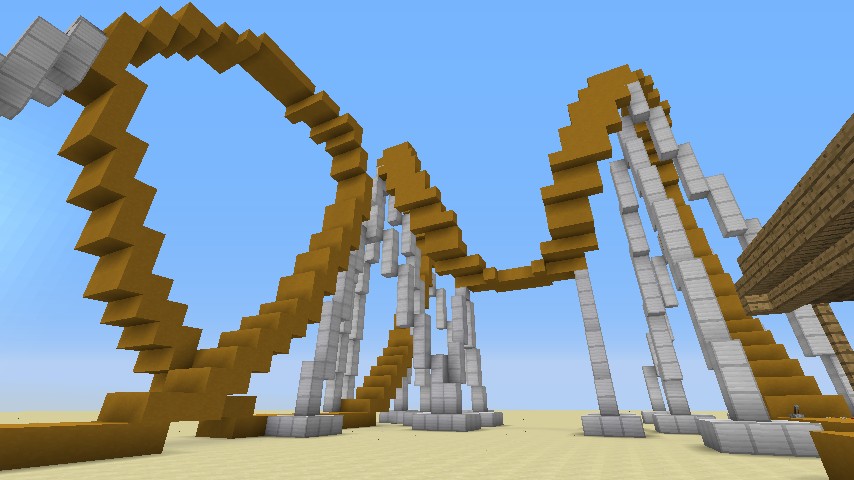 Eqwalizer roller coaster Minecraft Map