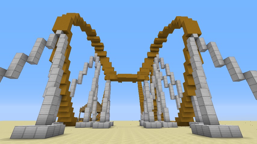 Eqwalizer roller coaster Minecraft Map