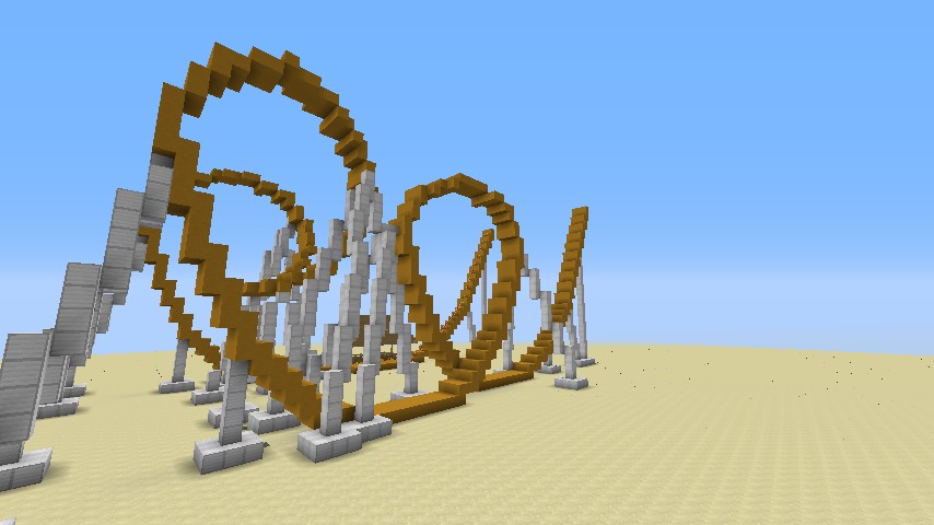 Eqwalizer roller coaster Minecraft Map