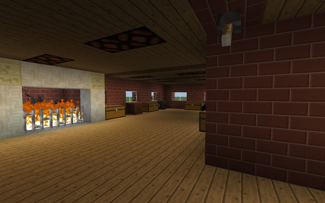 House and fort Minecraft Map