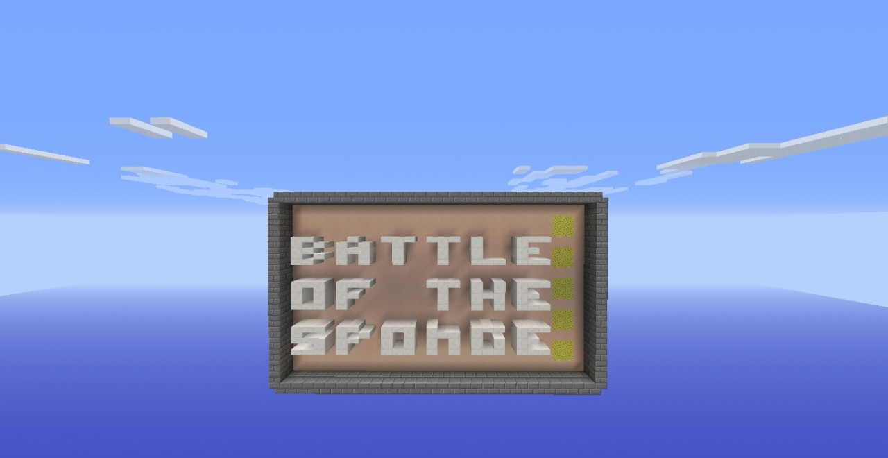 Battle of the sponge Minecraft Map