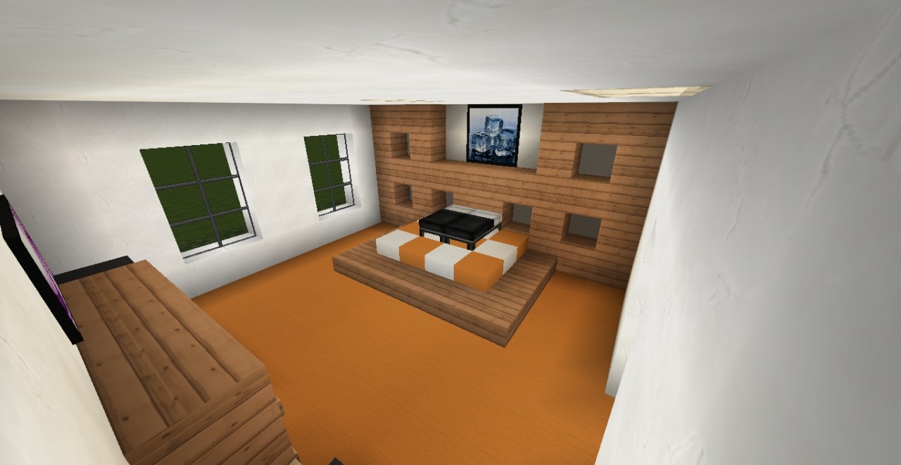 1 Story Modern House by Cheezbergur11 (furnished!) Minecraft Map