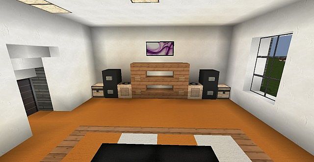 1 Story Modern House by Cheezbergur11 (furnished!) Minecraft Map