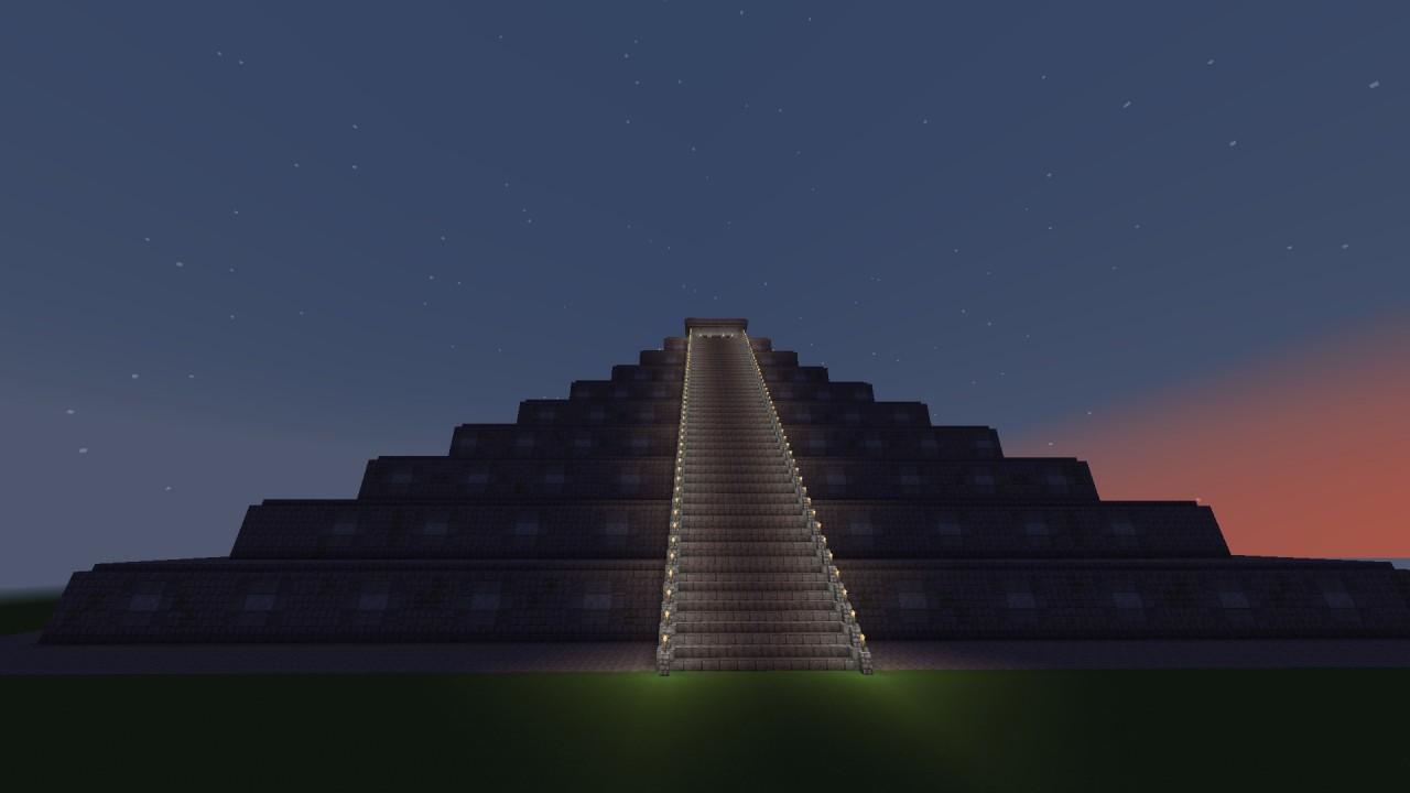 Chichen Itza mayan temple Minecraft Map