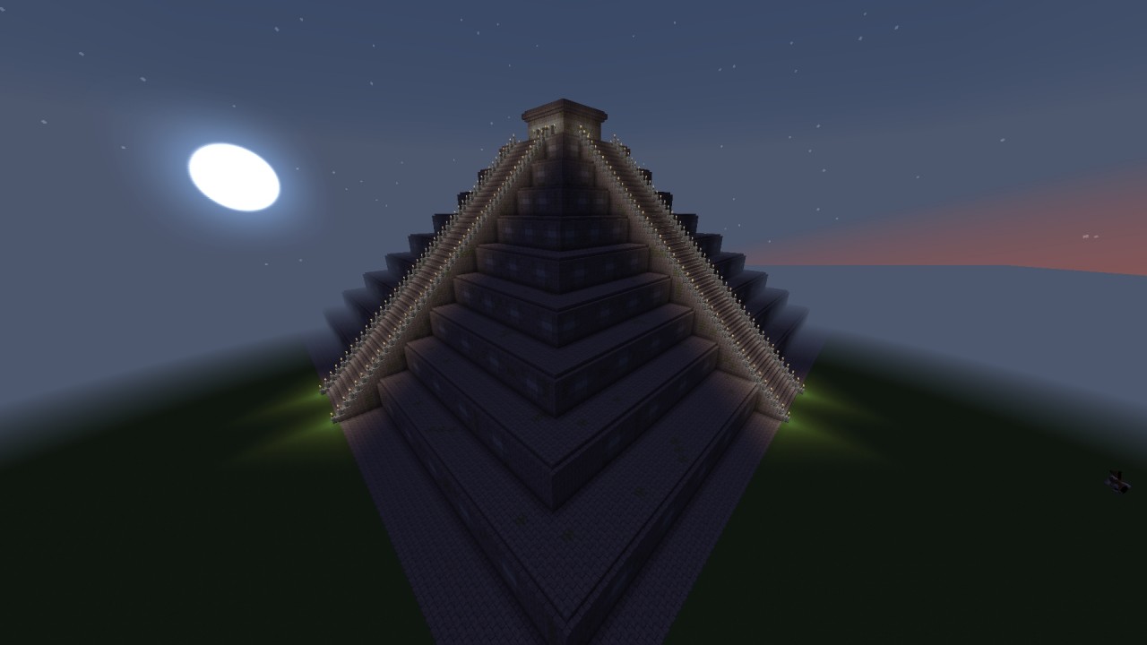 Chichen Itza mayan temple Minecraft Map