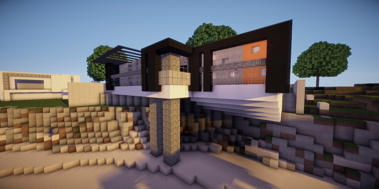 Colour - a contemporary house Minecraft Map
