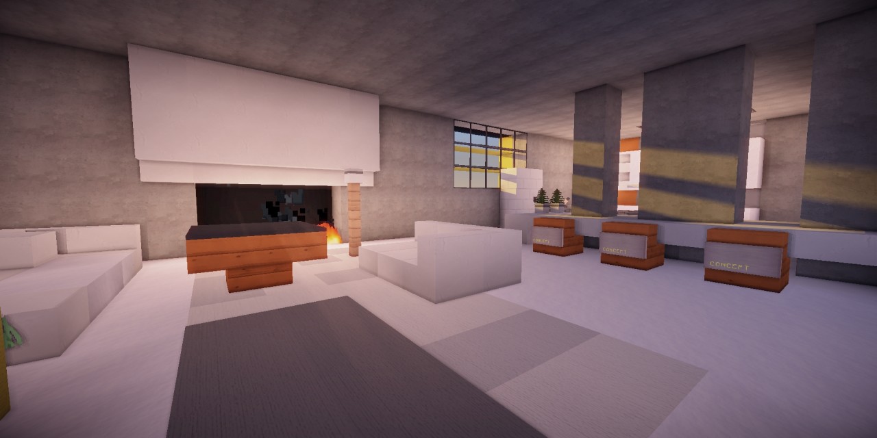 Colour - a contemporary house Minecraft Map