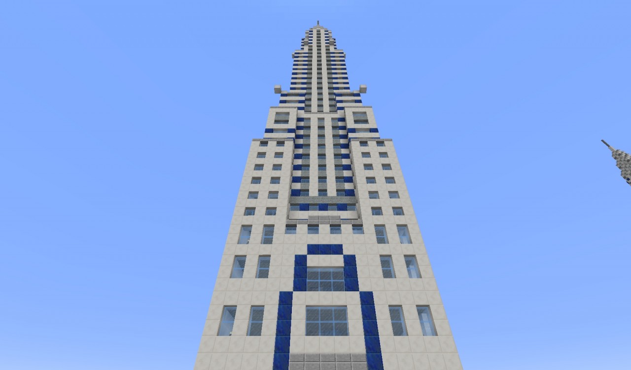 Post Modern Chrysler Building Minecraft Map