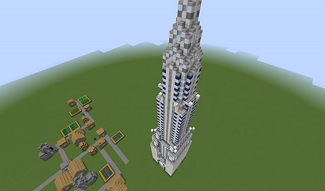 Post Modern Chrysler Building Minecraft Map